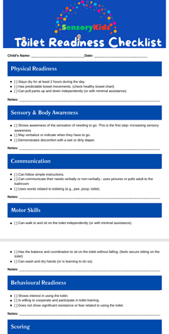Sensory Kids Total Toileting Kit